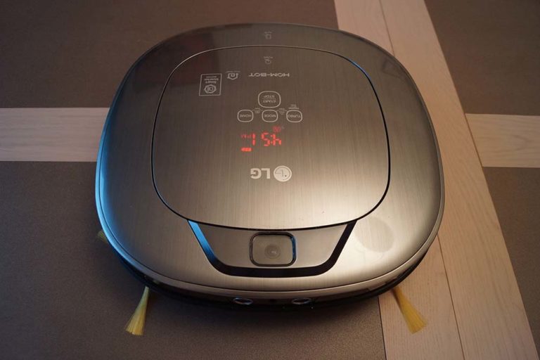 Test et avis de l'aspirateur robot LG Hom-Bot Square Turbo + (réf ...